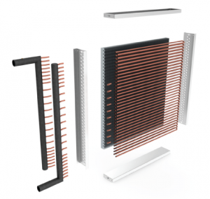 Finned Pack Heat Exchanger Coils - Evaporator Condenser Water