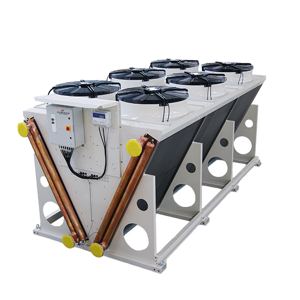 Dry Coolers - High Efficiency Commercial Industrial V-shape Units UK